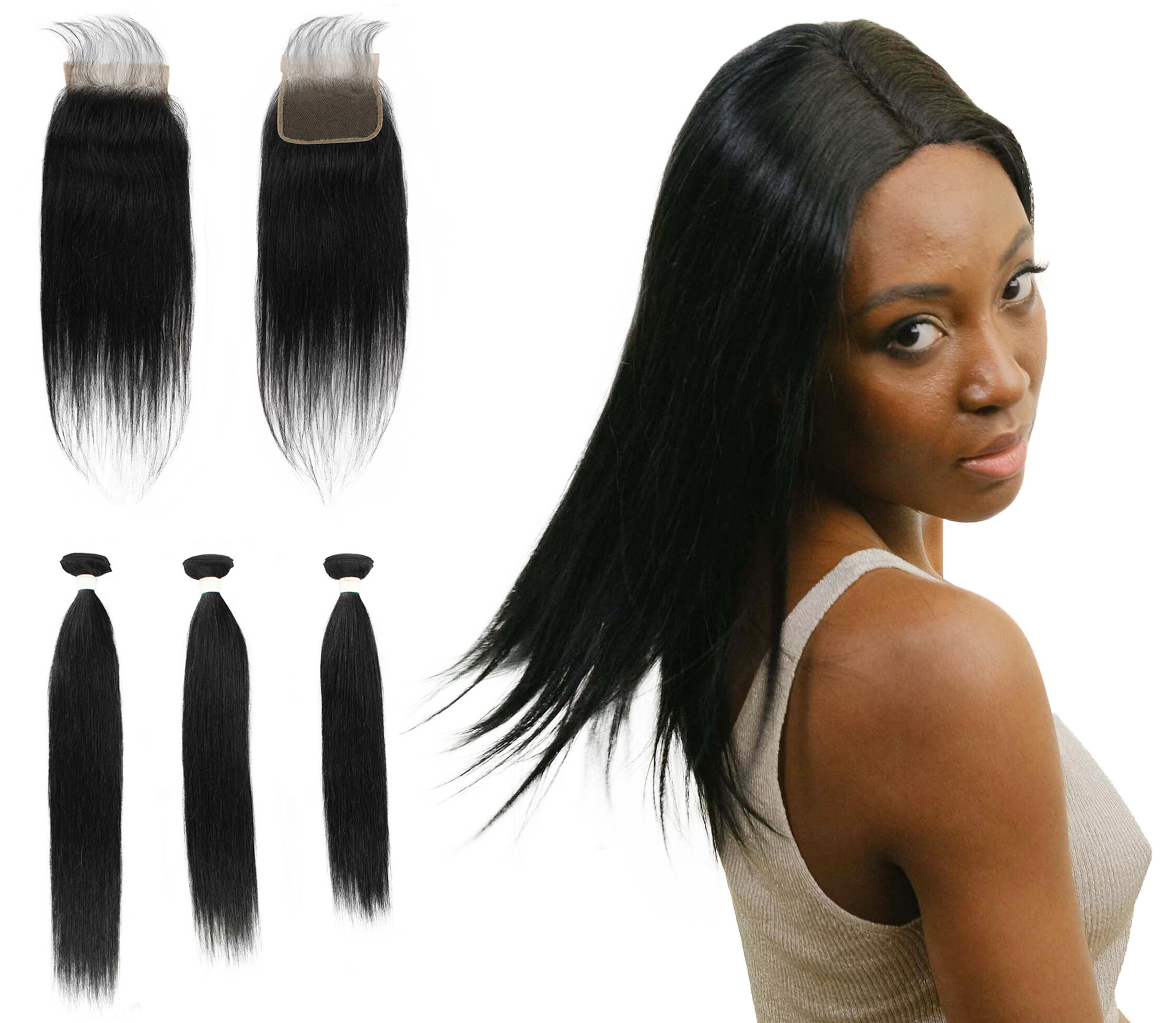 10" Women's Short Straight Claw Clip On In Ponytail Pony Tail Hair ...