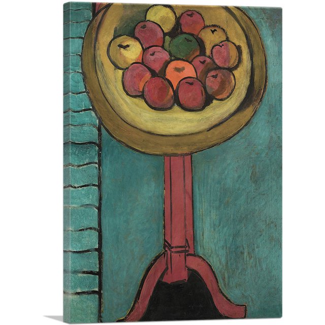 ARTCANVAS Bowl of Apples on a Table 1916 Canvas Art Print by Henri ...