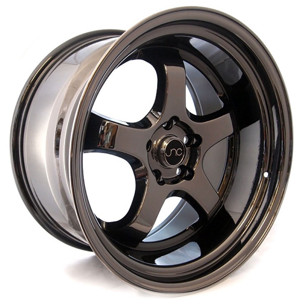 JNC Wheels 18 JNC017 Full Black Chrome Rim 5x100 5x114 3 18x8 5 JNC Wheels 18 JNC017 Full Black Chrome Rim 5x100 5x114 3 18x8 5