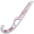 Racing Butterfly Multi-function Plastic French Curve Sewing Ruler Easy ...