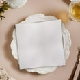 Premium White Quilted Cloth-Like Dinner Napkin - 1/4 Fold Pack of 30 ...