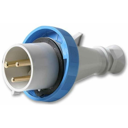 PRO POWER - 32A, 240V, Cable Mount CEE Plug, 2P+E, Red, IP67 - Walmart.ca