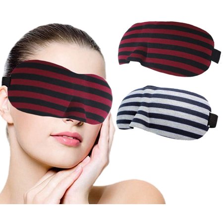 Bypass Eye Mask Red Stripe Contoured Sleep Masks Night Sleeping Eye ...