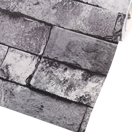 Retro 3D Wallpaper Bedroom Mural Roll Stone Brick Wall Background ...