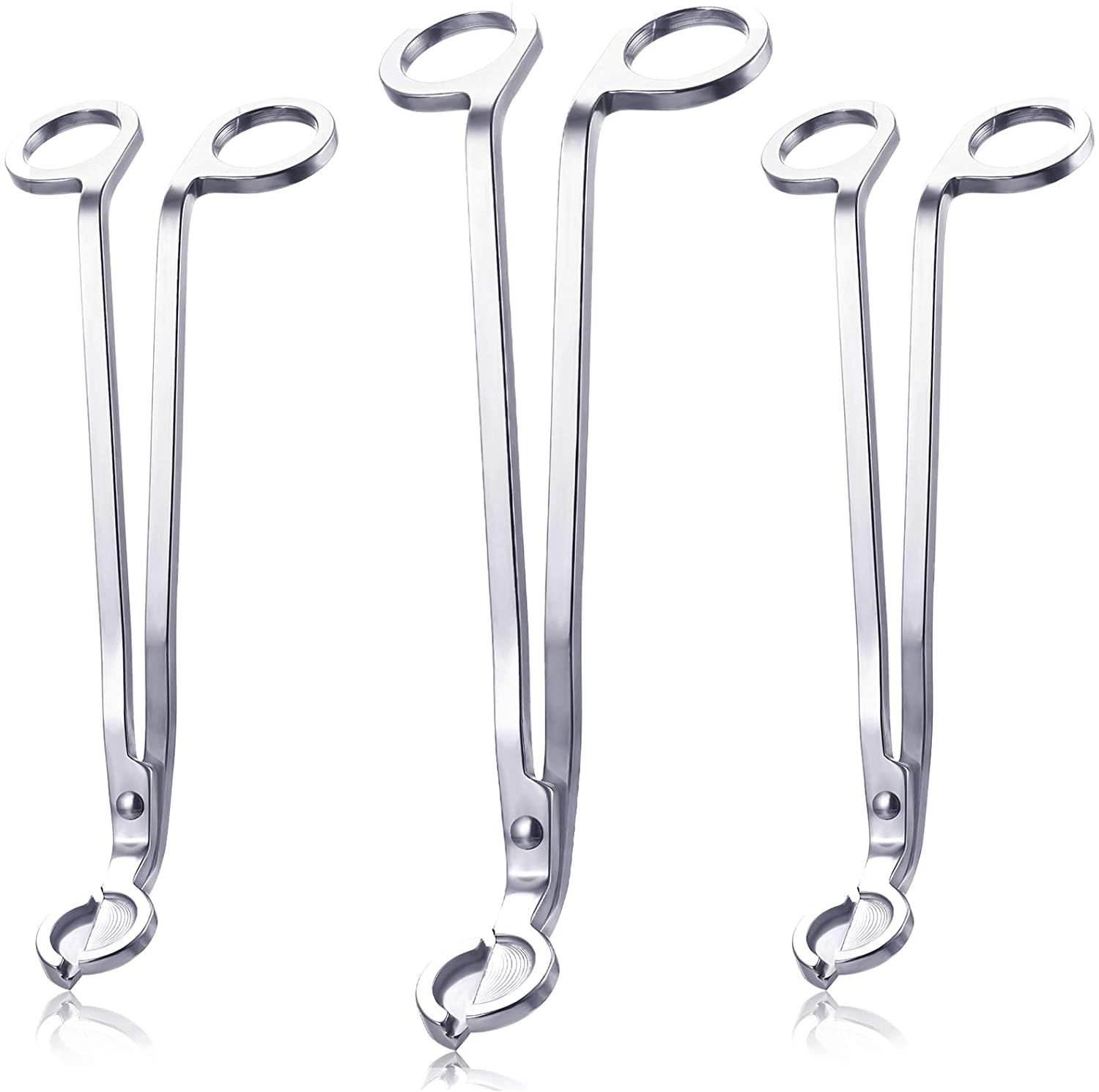 3 Packs Candle Wick Trimmer Candle Cutter Stainless Steel Wick Clipper ...