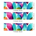 3 pcs Modern Color Petals Cake Strips Edible birthday cake strips, cake ...