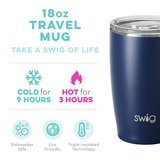 Swig Life 18oz Travel Mug | Insulated Stainless Steel Tumbler with ...