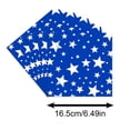 250 Anniversary USA Elegant Blue Starry Themed Tissue Paper Squares for ...