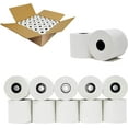 (50 Rolls) 2 1/4 x 150 ft White Adding Machine Tape Paper Rolls Premium ...