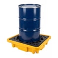 2 Drum Spill Containment Tray, Anti-Leak Plastic Oil Tank Spill-Proof ...