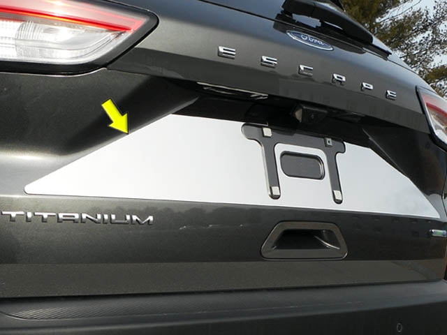 Stainless License Plate Bezel 1Pc Fits 2020-2020 Ford Escape LP60360 ...