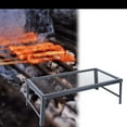 Miumaeov Portable Camp Equipment, Foldable BBQ Grill Rack, Fire Pit ...