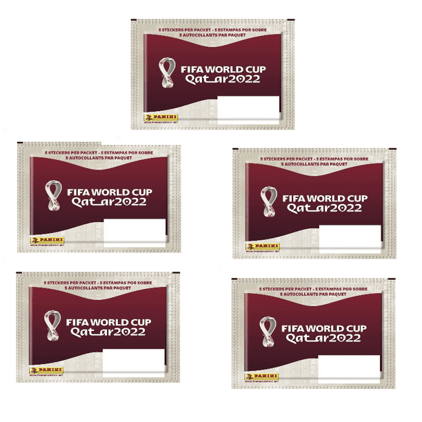 Panini Fifa World Cup Qatar 2022 - 5 Sticker Packs - Panini Fifa World Cup Qatar 2022 Official ...