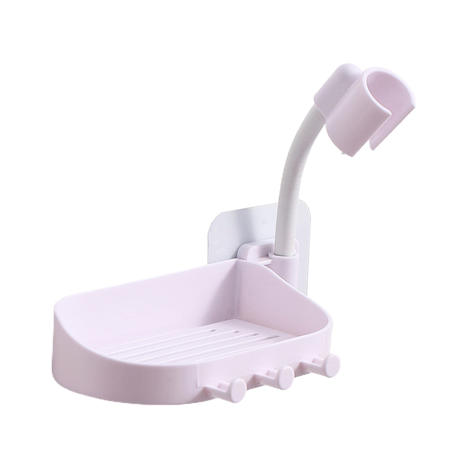 Farfi 1 Set Shower Bracket Rotatable Drain No Punching Adjustable ...