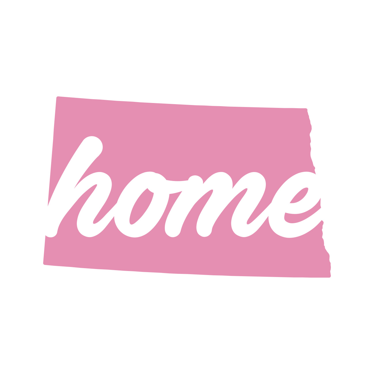 North Dakota Home Sticker Decal Die Cut - Self Adhesive Vinyl - Weatherproof - Made in USA ...