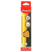 Maped Pre-sharpened Triangular Graphite #2 Pencils in Reusable Cup - 72 ...