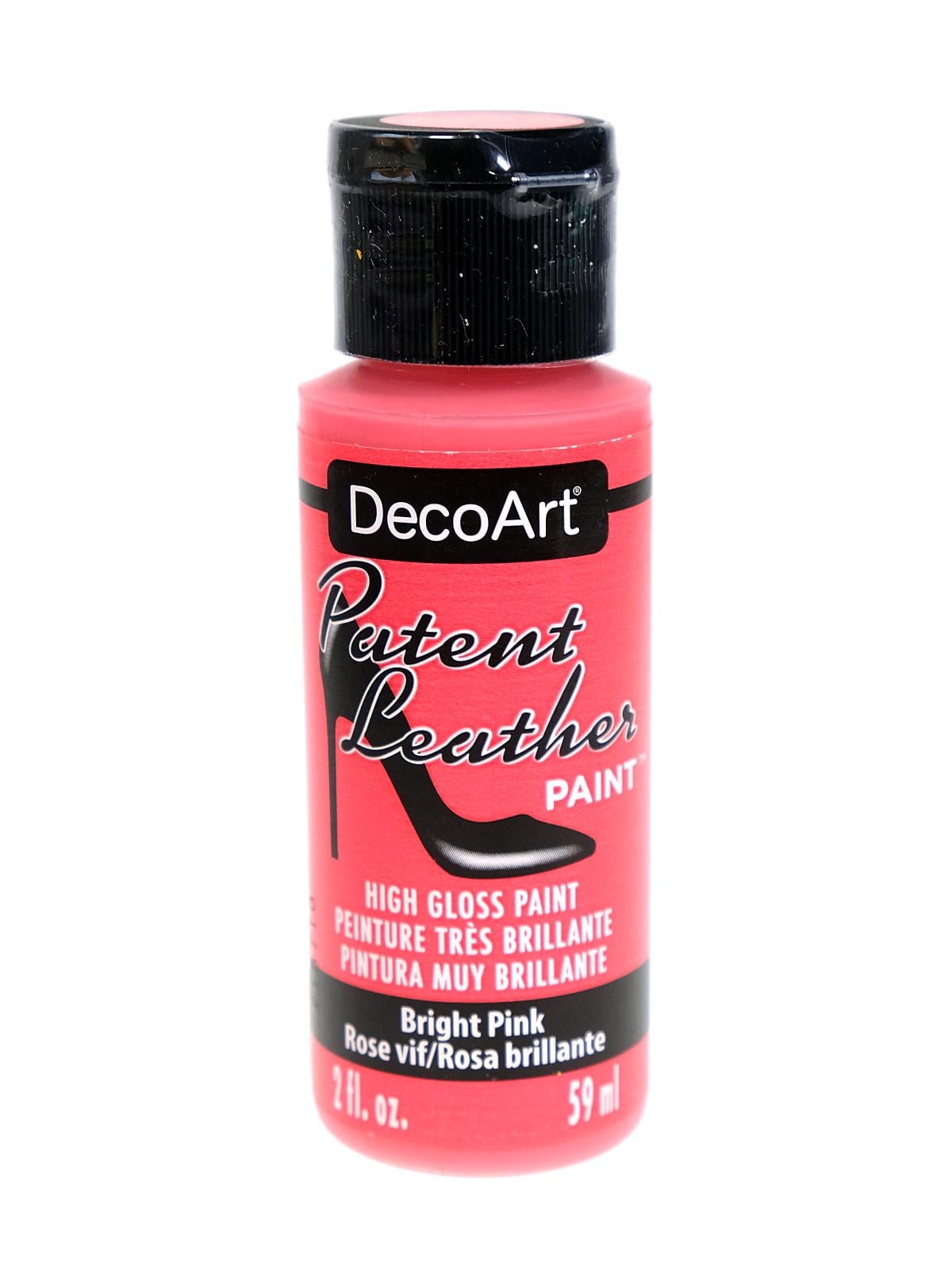 Patent Leather Paint bright pink, 2 oz. (pack of 6) - Walmart.com