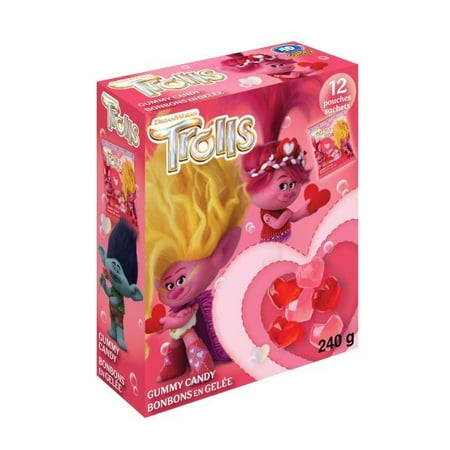 12ct Trolls diamond heart gummies, 240g - Walmart.ca