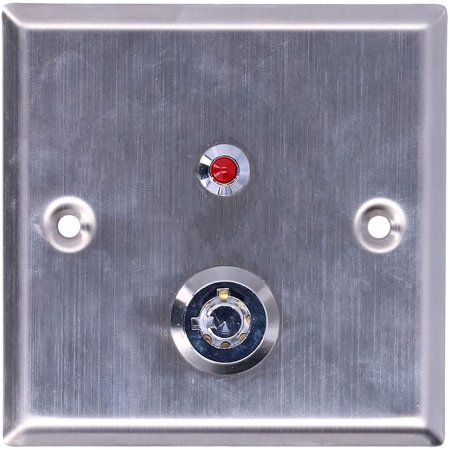 12vdc Exit Key Switch, Lock On/off Emergency Door Release 86x86mm, Made ...
