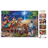 MasterPieces 500 Piece Glitter Christmas Jigsaw Puzzle - Three Magi ...