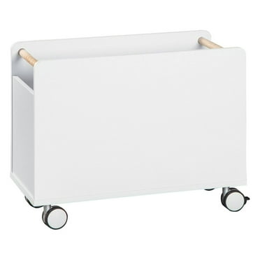 Stackable Toy Storage Box with Wheels, Set of Small and Large, Orange ...