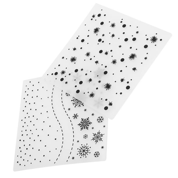 Carpetas de relieve, 2 piezas de carpetas de relieve de plástico ...