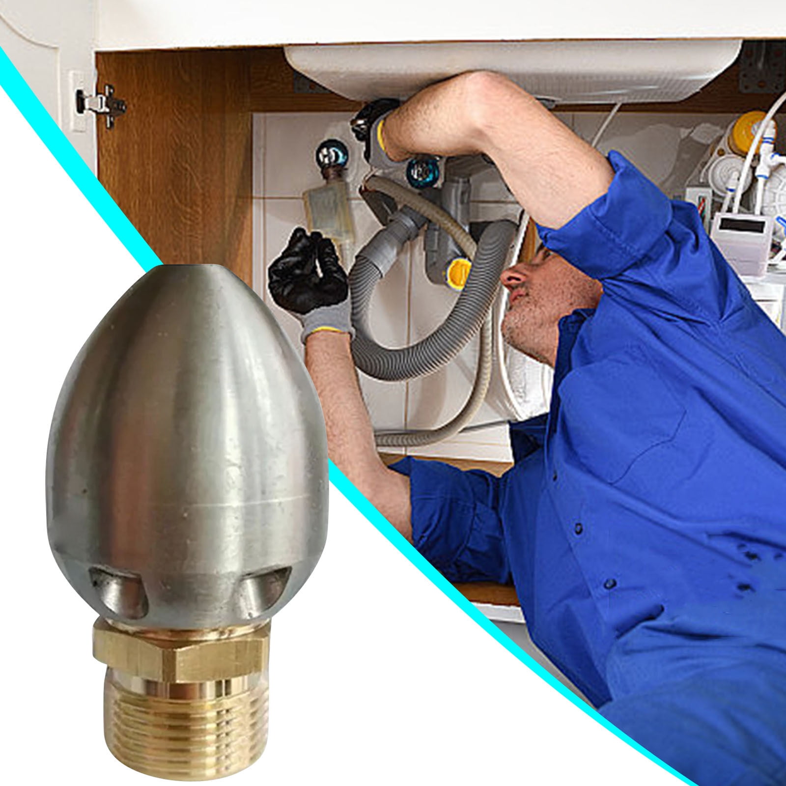 Uklsqma Clean The Sewer Nozzle Zzr241037300 | Heavy-Duty Stainless ...