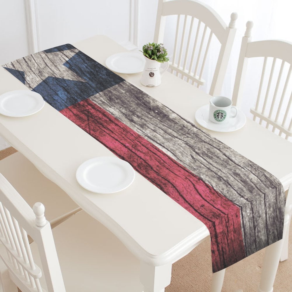 MYPOP Independence Day 4th of July Table Runner Home Decor 14x72 Inch ...