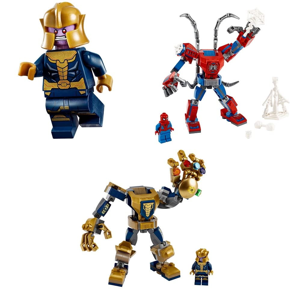 Lego Super Heroes Tri-Pack 3 Sets Included: Iron Man, Thanos, & Spider ...