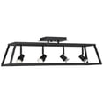 Pro Track Carmel 4-Head LED Ceiling Track Light Fixture Kit Spot Light ...