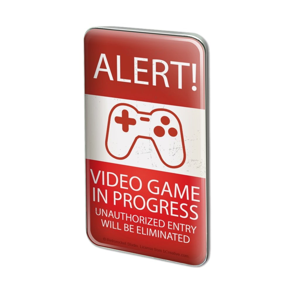 Alert Video Game In Progress Unauthorized Entry Eliminated Metal ...