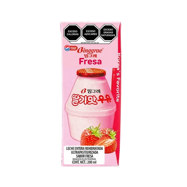 Leche Entera Sabor Fresa 200 Ml | Walmart en línea