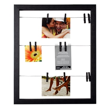 8 Pack: 9 Opening Black Dimensional 5" x 7" Collage Frame by Studio ...