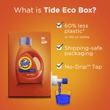 Tide Ecobox Original HE, 96 Loads Liquid Laundry Detergent, 105 fl oz ...