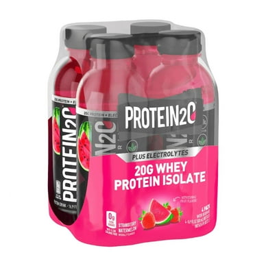 (4 pack) Protein2o 20g Whey Protein Isolate Hydration Liquid Drink ...