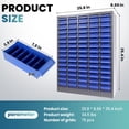 75 Drawers Bolt Bin Cabinet Nut and Bolt Organizer ABS Marterial with ...