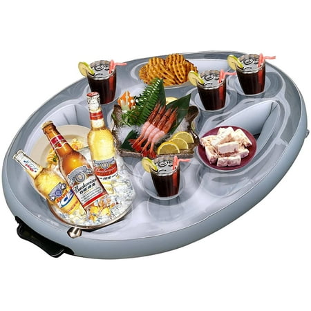 Inflatable Floating Drink Holder with 8 Holes, Hot Tub Floating Tray ...
