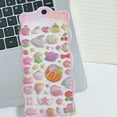 3D Puffer Sticker Cartoon Embossed Sticker Resin Decorative Bubble ...
