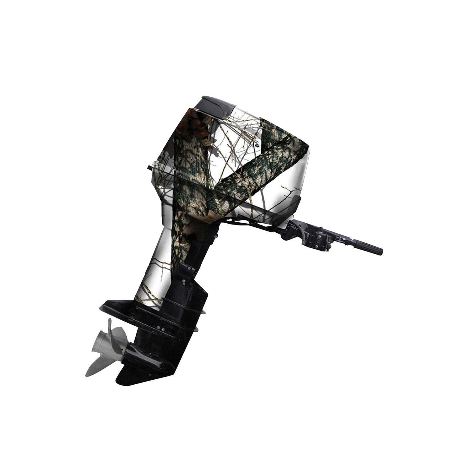 Mossy Oak Camo Boat Motor Wrap - 40hp - Winter - Walmart.com