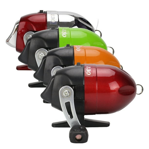 Volkmi 1 plastic built-in fishing reel closed spherical orange reel ...
