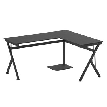 HomCom Industrial Style Double Sided Computer Desk with Strong Steel ...