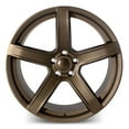 Set of 24" Matte Bronze HC2 Hellraiser Style Wheels for RAM 1500, 5x139.7 (24x10, 25mm Offset ...