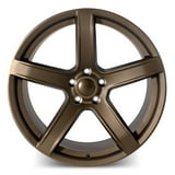 Set of 24" Matte Bronze HC2 Hellraiser Style Wheels for RAM 1500, 5x139.7 (24x10, 25mm Offset ...