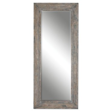 70 Inches High Rectangular Wood Leather Mirror - Walmart.com