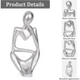 Abstract Sandstone Resin Thinker Style Sculpture Figurine Collectible ...