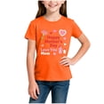 Ahabrexf 's Day Girls Short Sleeve Printed T-shirt for Girls, Crew Neck ...