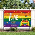 Pride Month LGBT Banner Backdrop Love is Love Be Proud Party ...