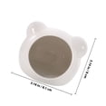 BESTYASH White Ceramic Hamster Hut Cooling Nest for Small Pets ...