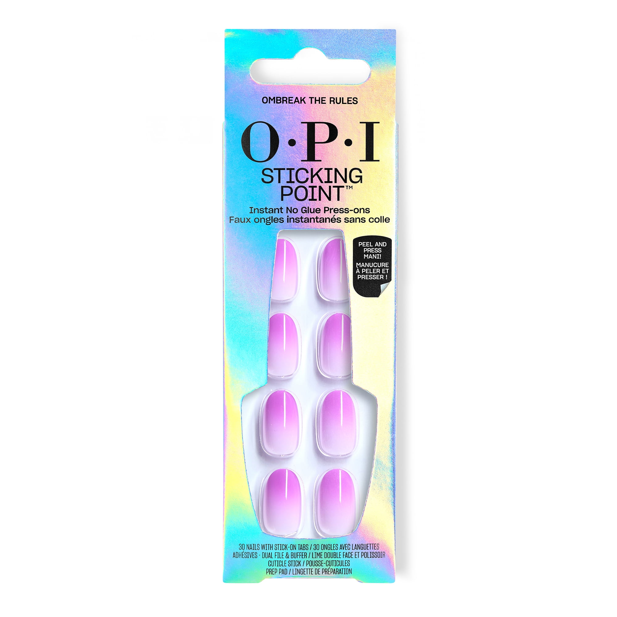 Click here for Opi Sticking Point Instant No Glue Press-On False... prices