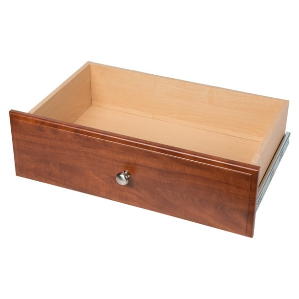 Easy Track Closet Rd2508-Con 8" Cherry Deluxe Drawer - Walmart.com